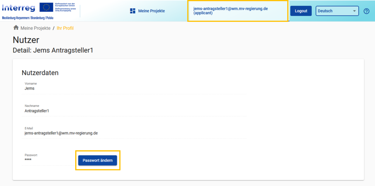 Jems - Allgemeine Informationen - Interreg VI A MV/BB/PL